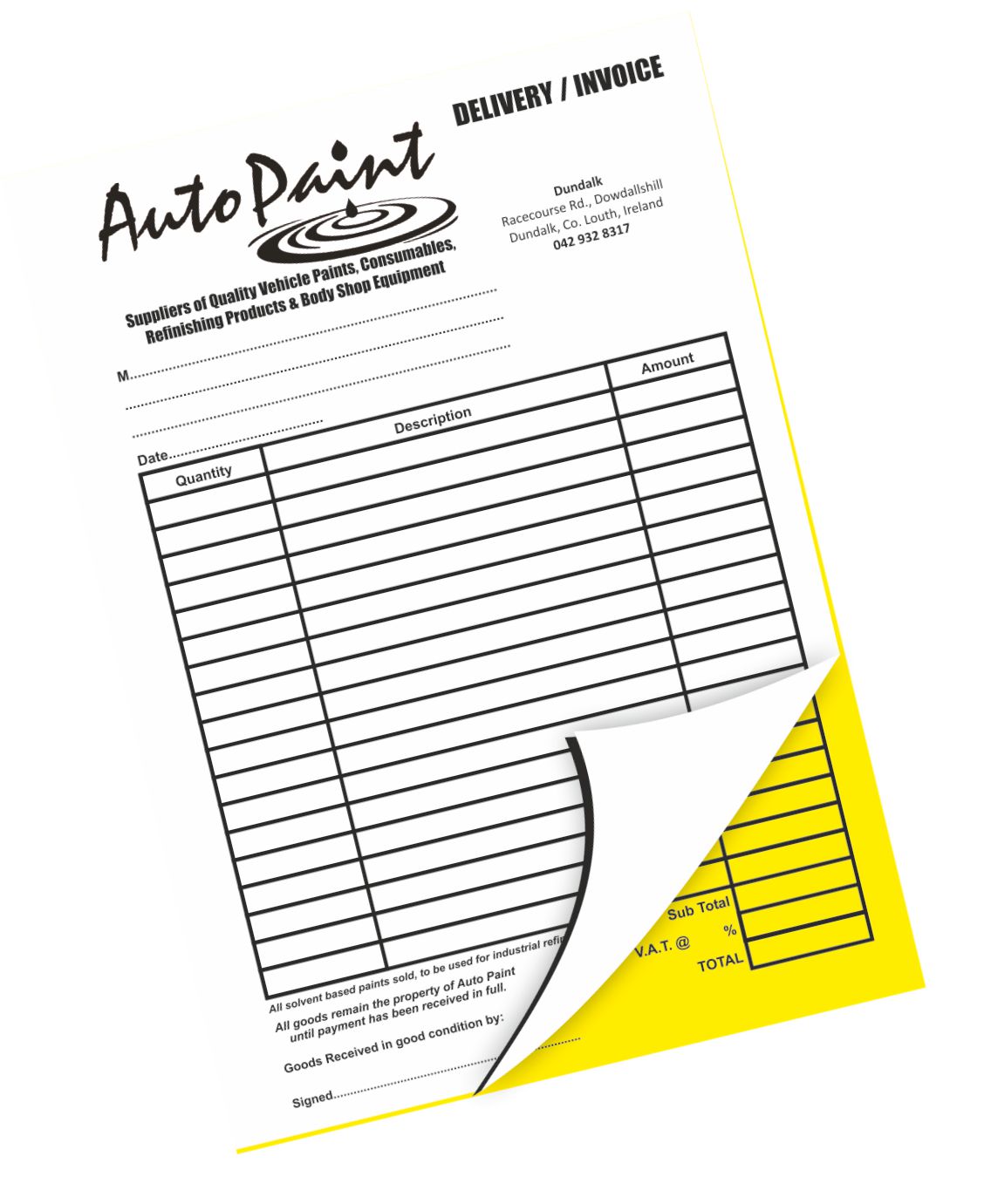 NCR Invoice Books - Bizzprint - The Printers